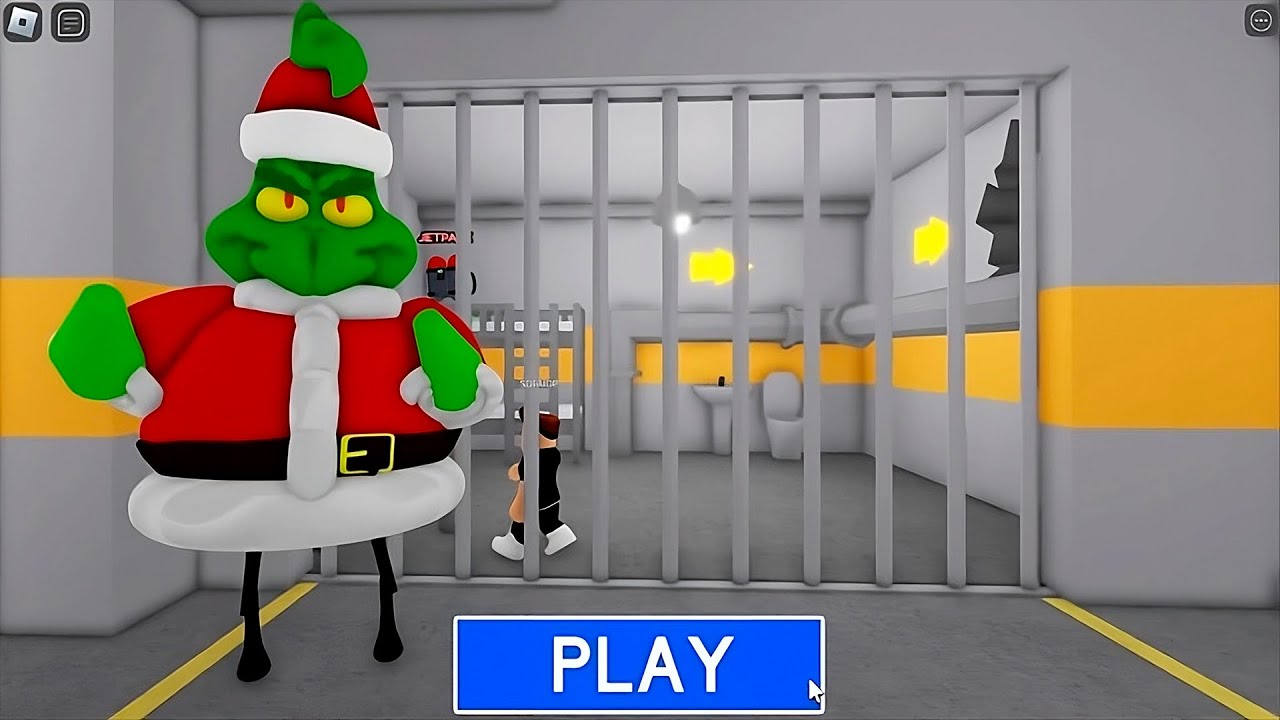 GRINCH PRISION RUN! (Obby) - YouTube