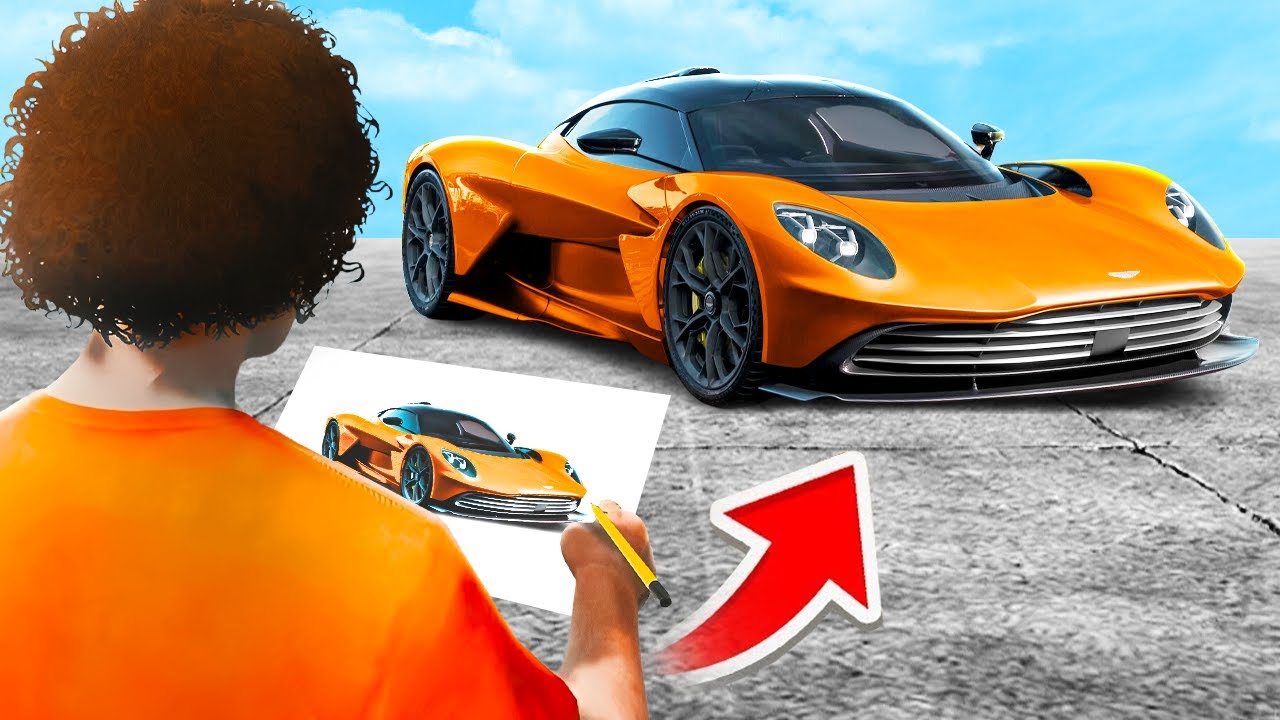 Anything I DRAW, Comes to LIFE in GTA 5! - YouTube