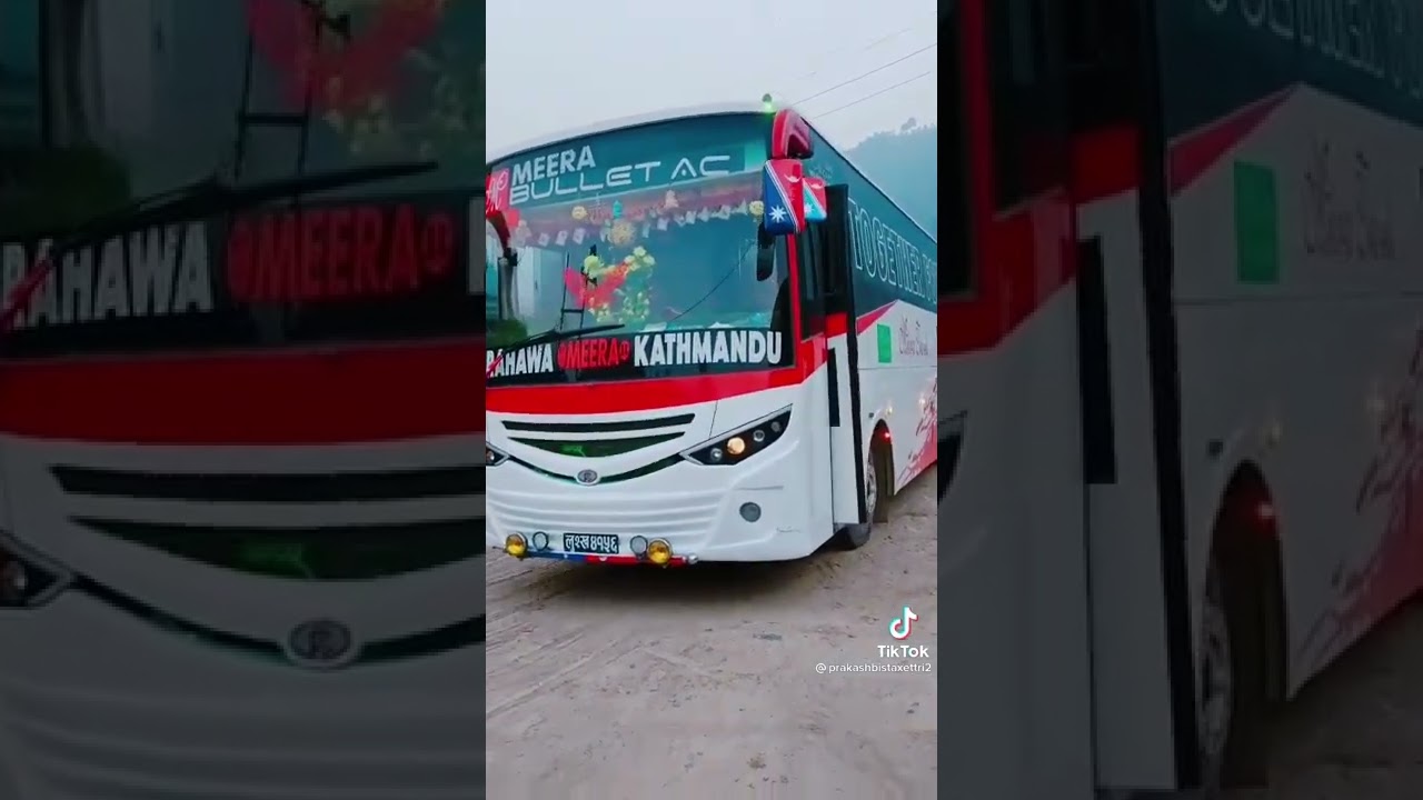 Kathmandu Meera bullet ac bus 🚌 Ac bus service Nepal #nepal #deluxe # ...