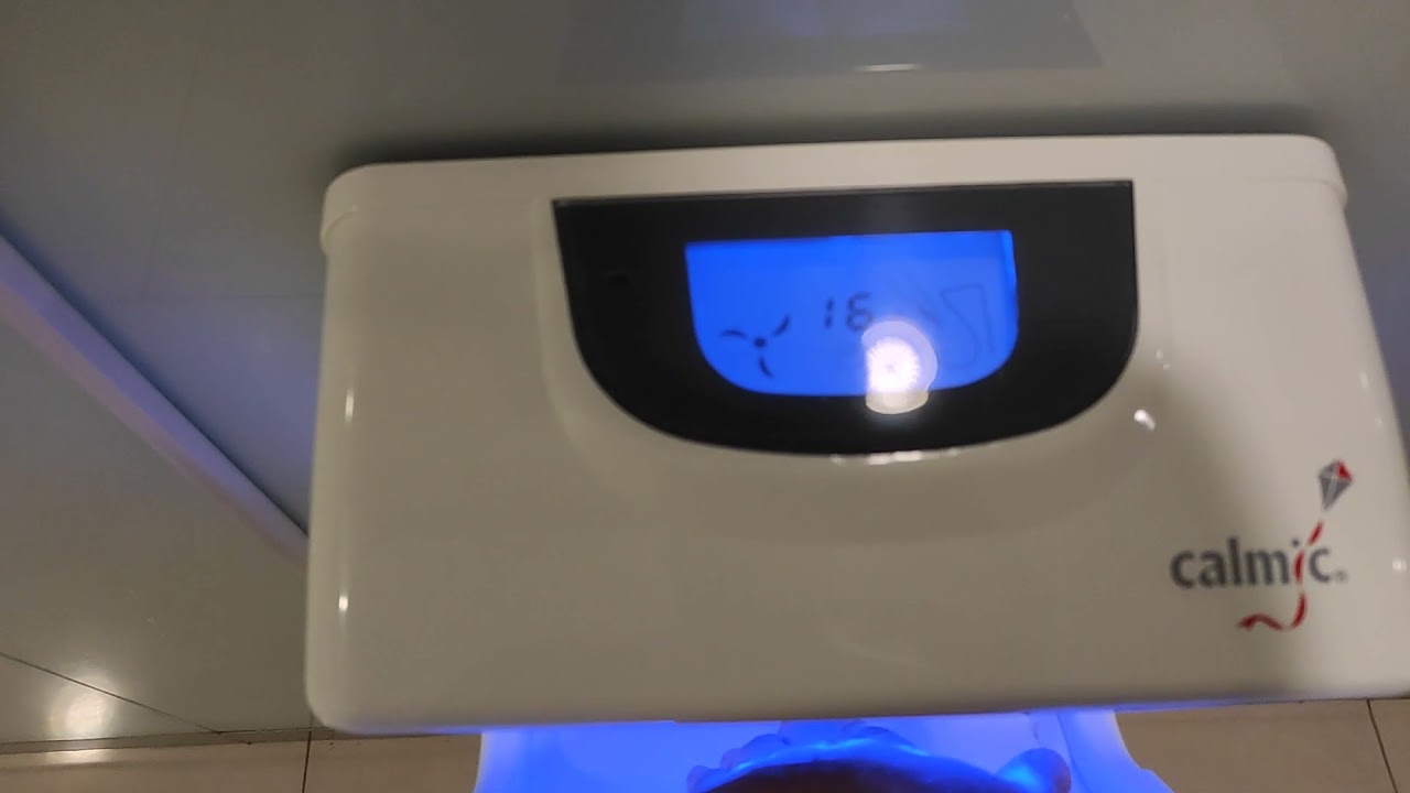 Calmic Hand Dryer with Countdown Timer - YouTube