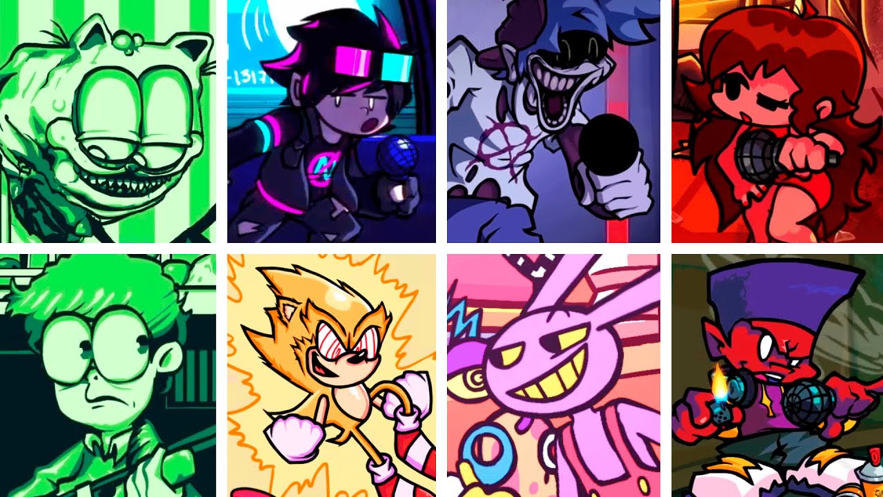 THE GREAT PUNISHMENT But Everyone Sings It 🎤 (FNF Different Characters ...