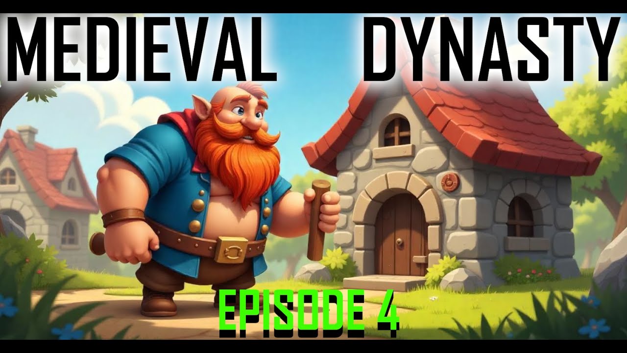 MEDIEVAL DYNASTY - Episode 4 - New village layout - YouTube