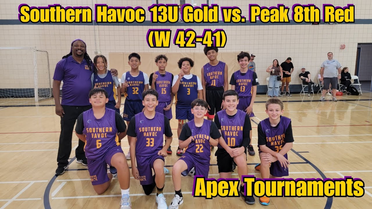 Southern Havoc 13U Gold vs. Peak 8th Red (W 42-41) Apex Tournaments ...