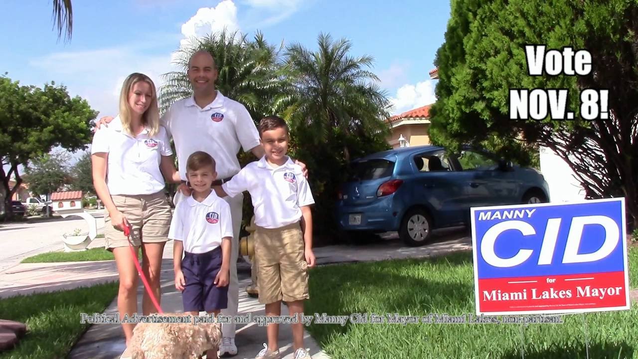 Miami Lakes Residents Support Manny Cid for Mayor - YouTube