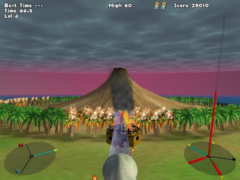 Panic volcano (Windows game 2000) - YouTube