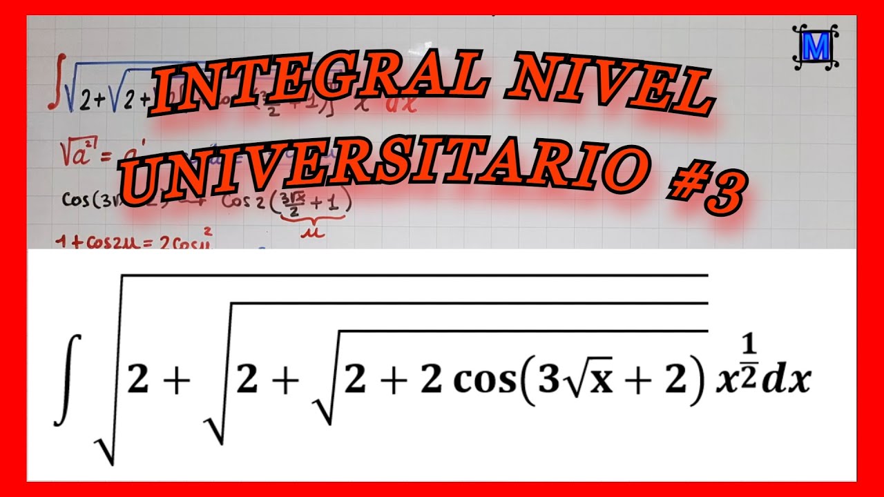 "CALCULO INTEGRAL DE NIVEL UNIVERSITARIO (INTEGRAL#3)" ️ ️ - YouTube