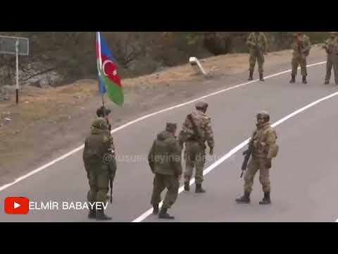 Rus hərbçilərinin Azərbaycan əsgərlərinə  \