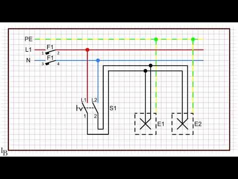 Dubbelpolige Schakeling Tekenen - YouTube
