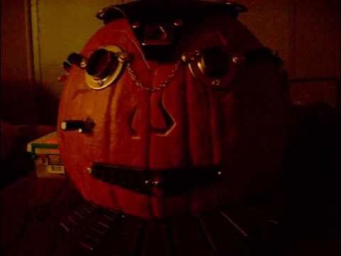 Steam Pumpkin, My Steampunk Pumpkin for Halloween - YouTube