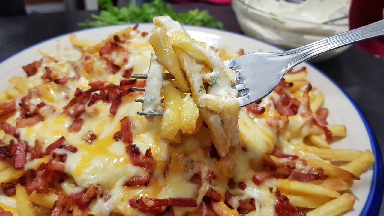 Patatas fritas estilo Foster`s Hollywood con salsa ranchera😍😍 - YouTube
