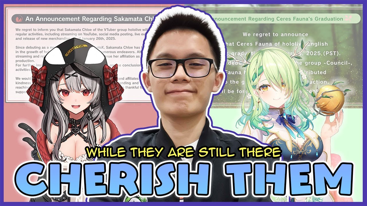 Ceres Fauna Graduation & Sakamata Chloe Affiliation - Cherish them ...