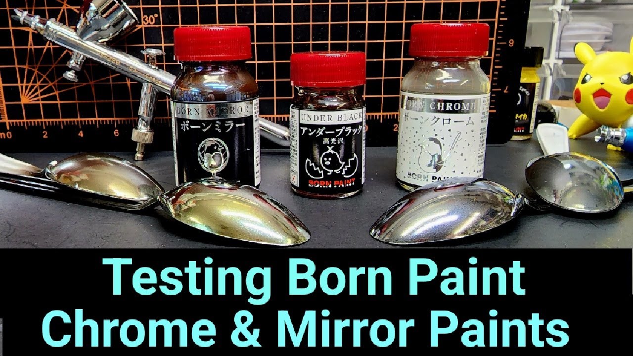 Testing Born Paint Chrome & Mirror Paints - YouTube
