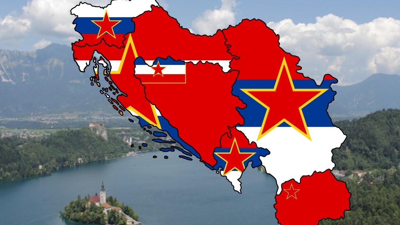 Yugoslavia 1945 1991 Flag Map Speedpaint 🇸🇮🇭🇷🇧🇦🇲🇪🇷🇸🇲🇰🇽🇰 - YouTube