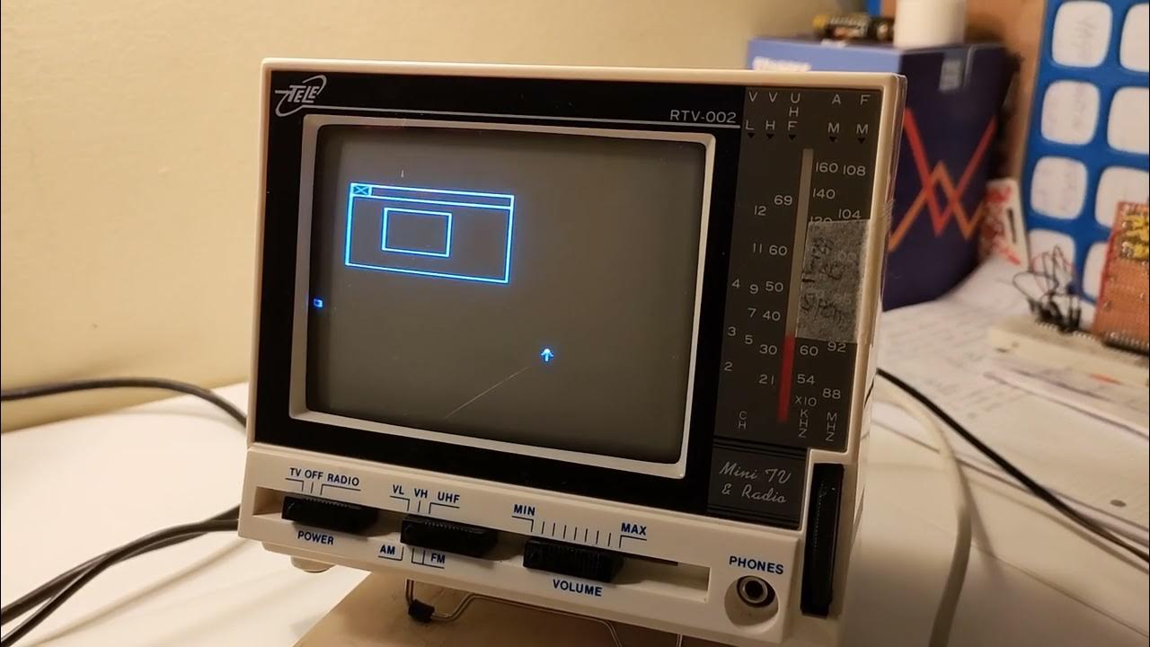 ESP8266 PAL framebuffer graphics demo - YouTube