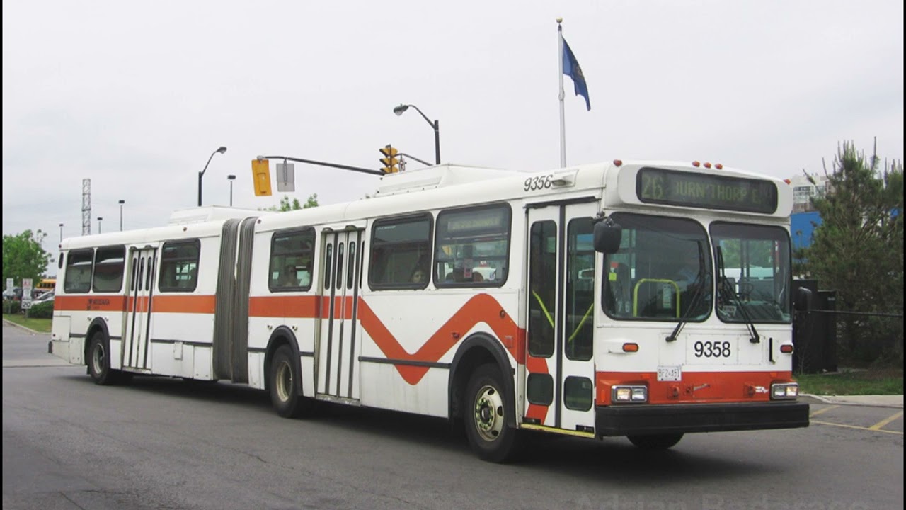 (Sound) Mississauga Transit 1993 New Flyer D60 - YouTube