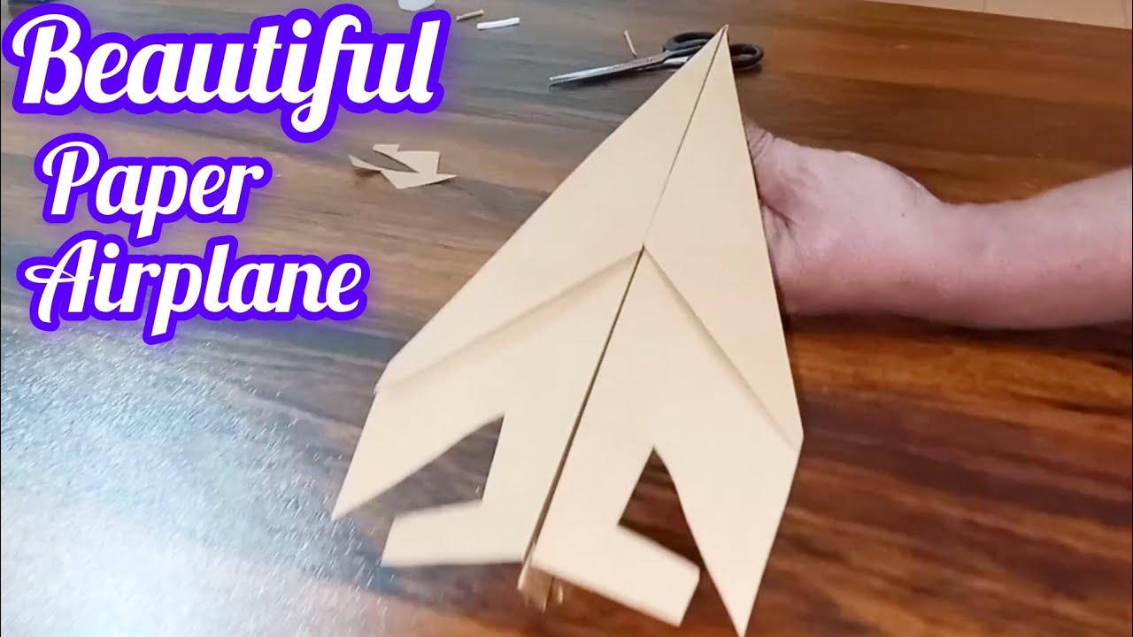 How To Make The World's Most Best Paper Airplane - YouTube