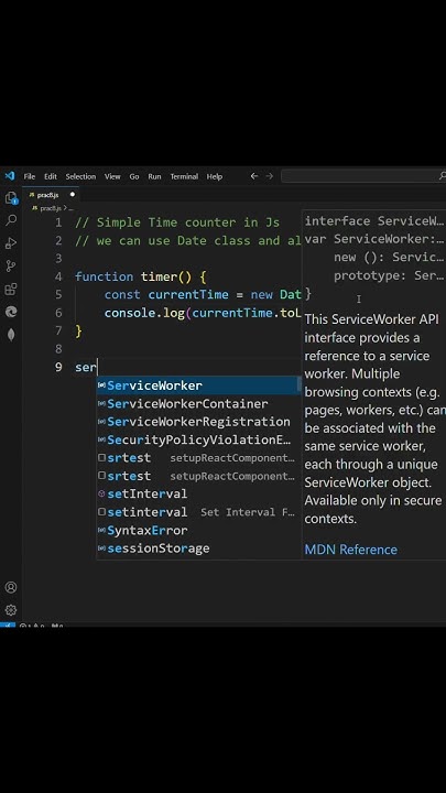 Javascript Timer Using Date Function And Setinterval Coding Js Javascripttutorial Javascript