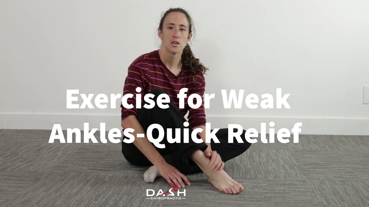 Exercises for Weak Ankles - YouTube