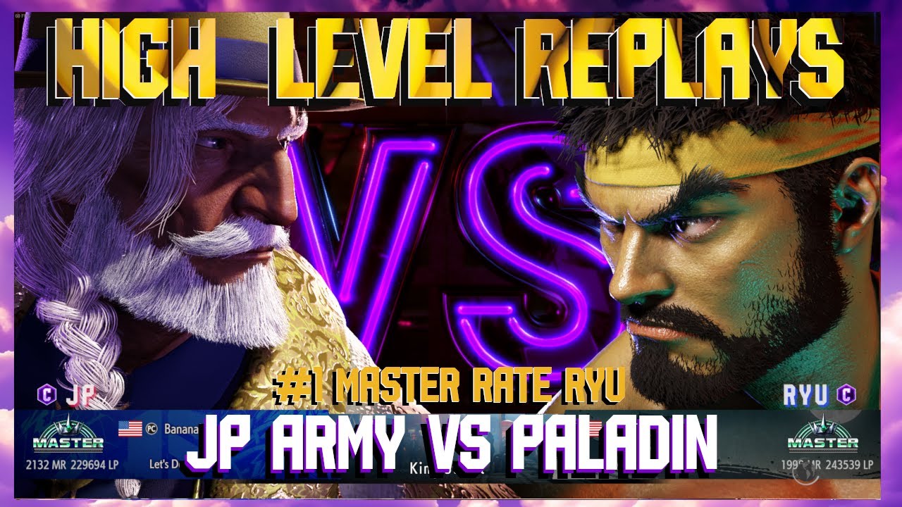 (PALADIN) Ryu vs JP ARMY ***#1 MR Ryu Ranked Matches***Street Fighter 6 ...
