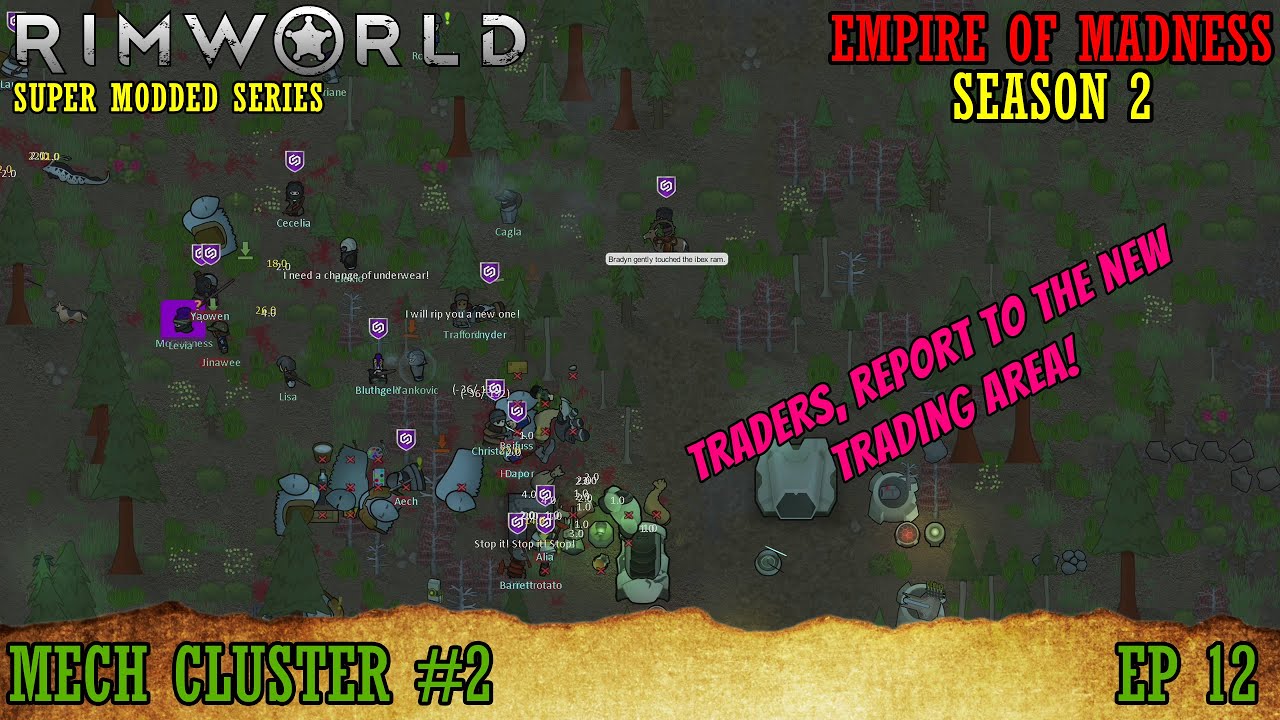 [12] Mech Cluster #2 | Rimworld 1.2 Royalty SuperModded (350+ Mods ...