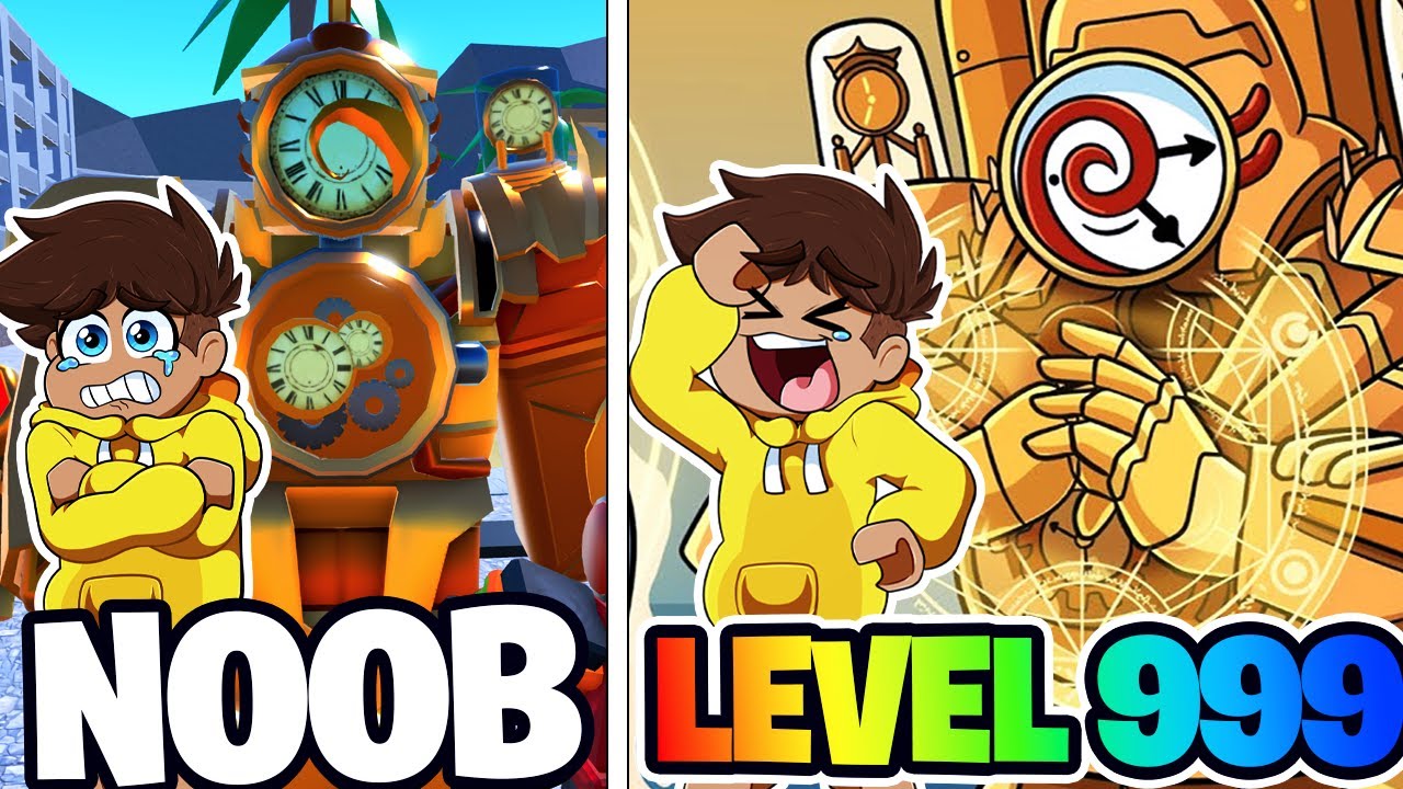 Evolui o TITAN CLOCK MAN até o LVL MAXIMO! | Roblox - YouTube