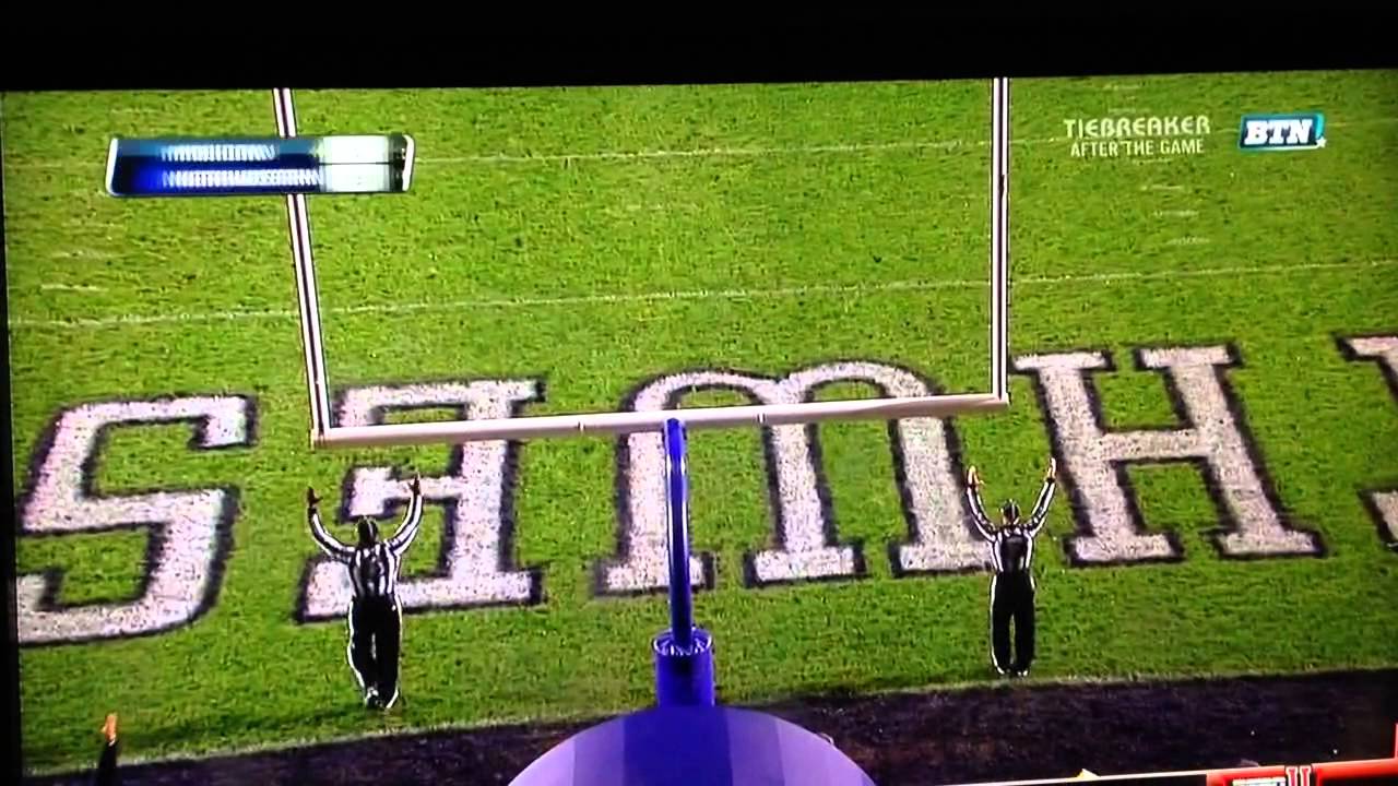 Michigan Northwestern last second field goal. - YouTube