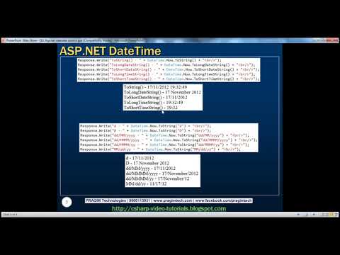 32 Asp net calendar control Part 32 - YouTube