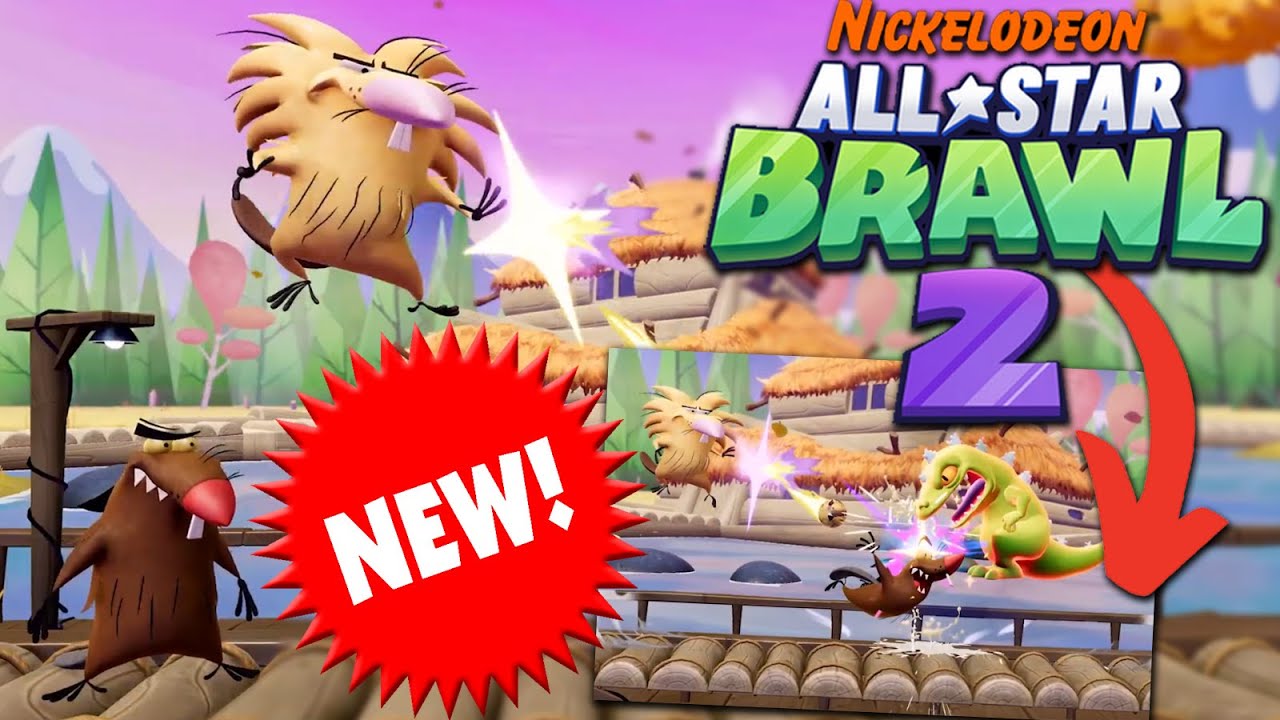 ANGRY BEAVERS Join Nickelodeon All Star Brawl 2! (Preview-Analysis ...