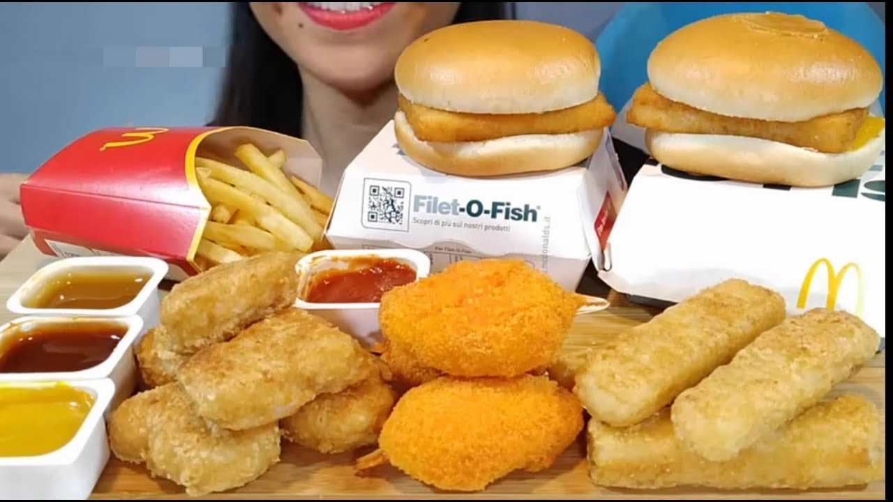 MCDONALD'S - Filet-Fish & Fish Stick (Findus) & Crab Surimi & - YouTube