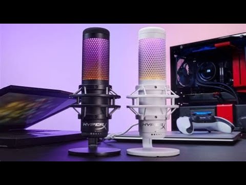 HyperX Quadcast(in white)Unboxing-Setup-Feature Overview - YouTube
