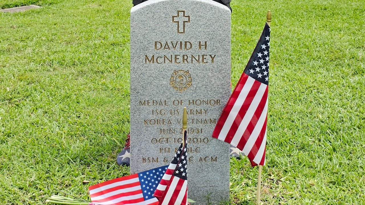 Taps for Medal of Honor recipient, 1st Sgt David McNerney @ HNC on ...