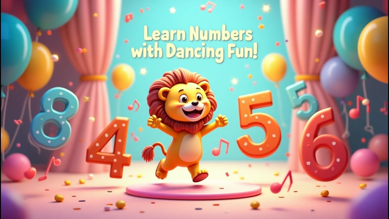 Learn Numbers with 3D Dancing Fun | Counting for Kids with Toki Kids ...