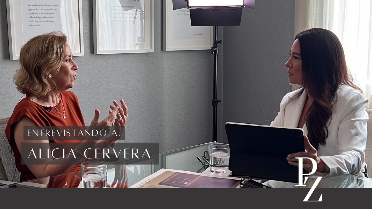 Entrevistando a Alicia Cervera en el marco del Lofty Brickell ...