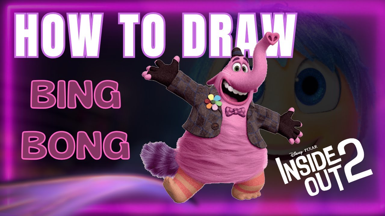 How to Draw Bing Bong from InsideOut #drawing #insideout #insideout2 # ...
