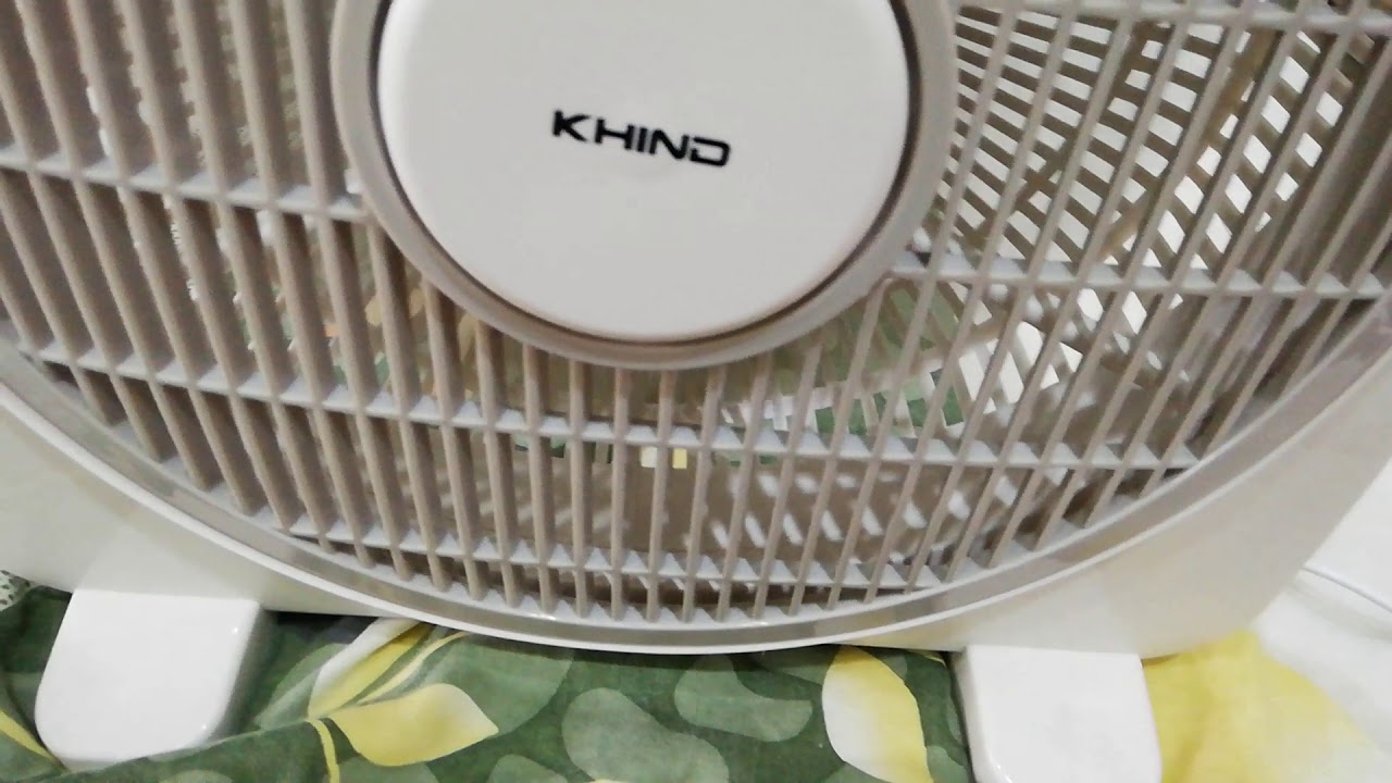 KHIND 12" Box Fan - YouTube