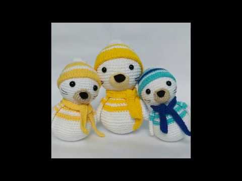 Amigurumi - Foca de crochê (Crochet seal) - YouTube