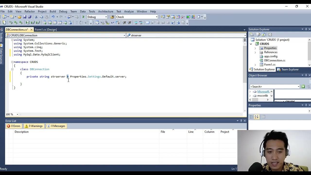 C Net With Mysql How To Connect C To Mysql Database Tagalog Tutorial Youtube