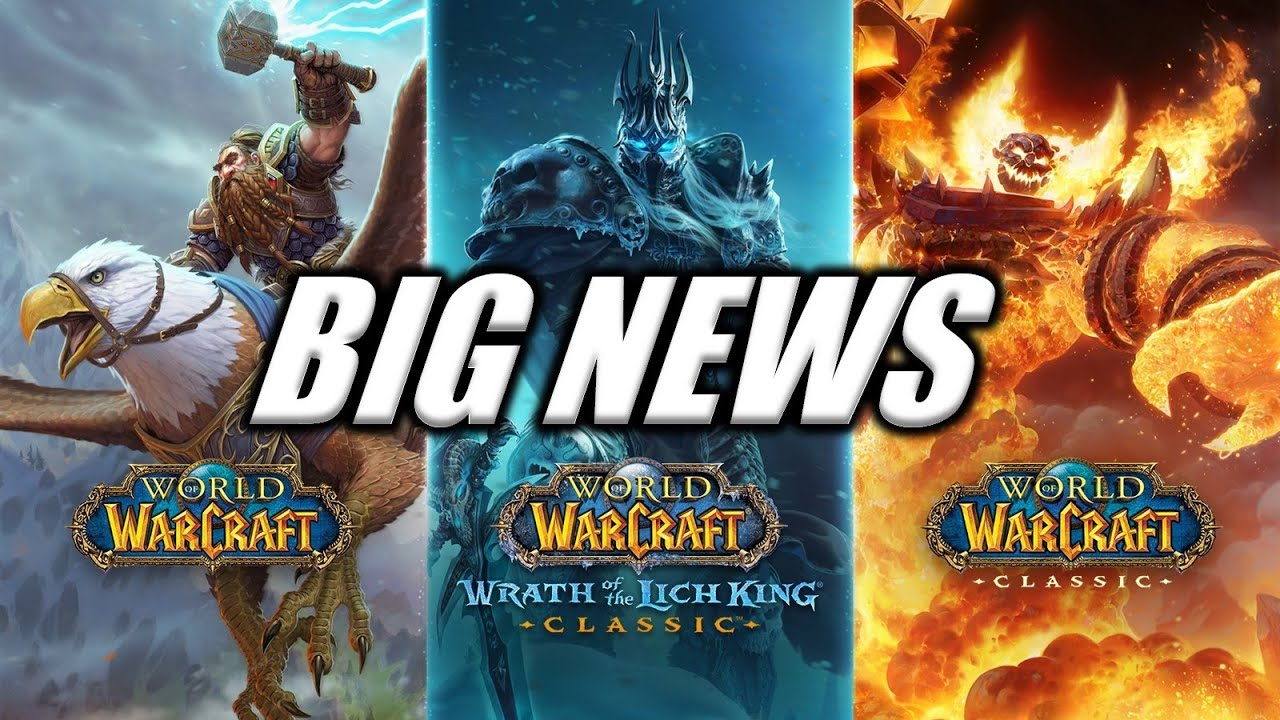Blizzard / World of Warcraft BIG NEWS Update - YouTube