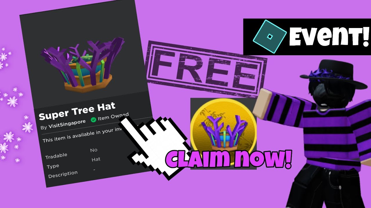 How to get the SUPER TREE HAT in ROBLOX for FREE! 😱😮 - YouTube