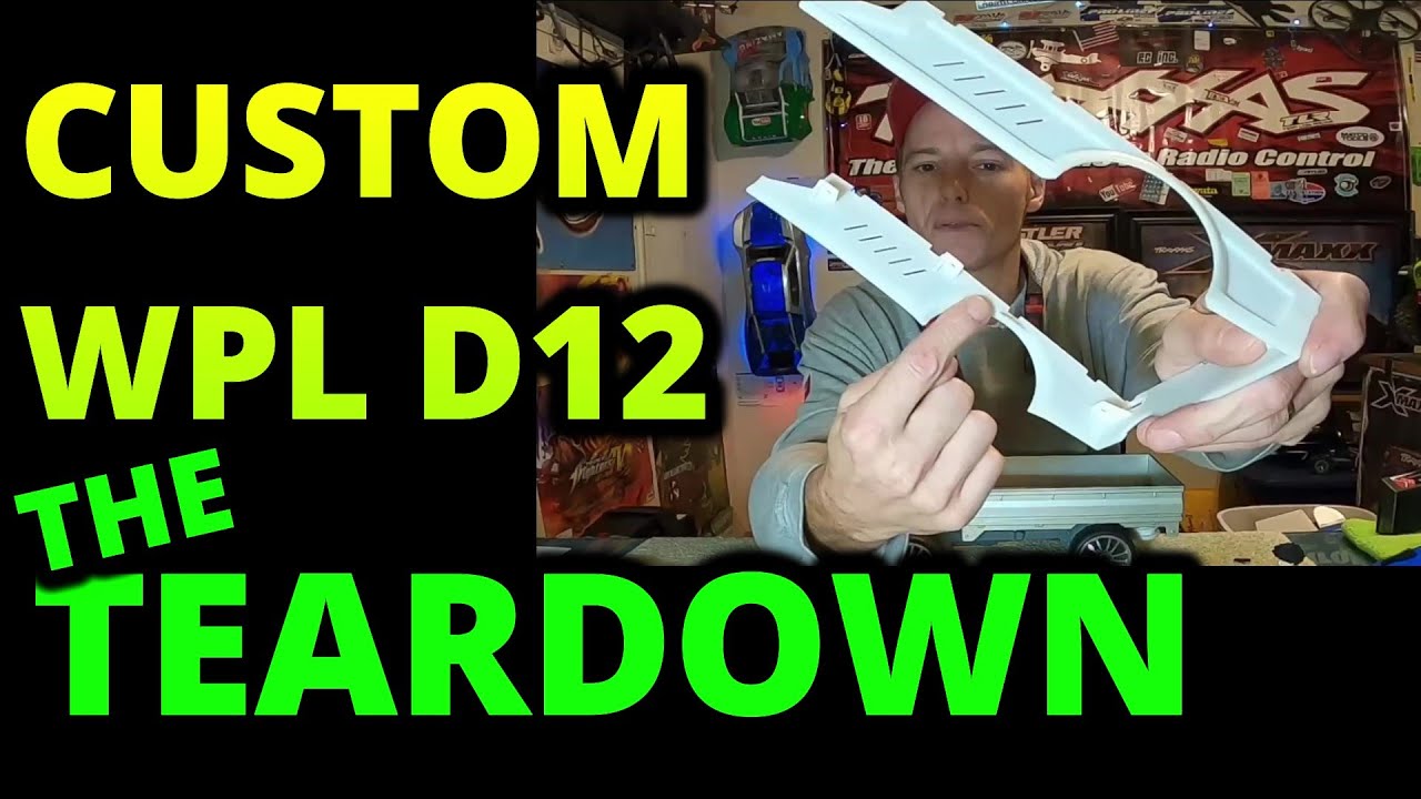 Fully Custom WPL D12 by AMAZING RC..!!! Video #1: The Teardown - YouTube