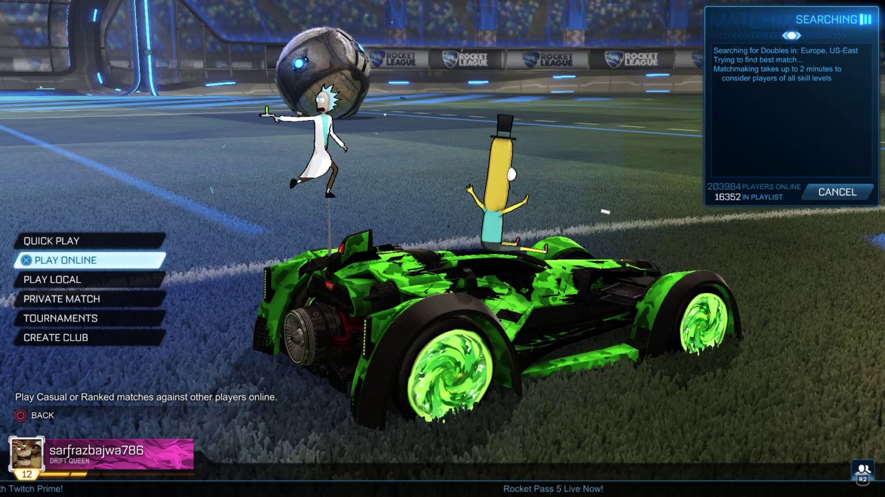 Trash rocket league gameplay - YouTube