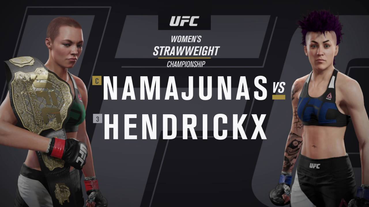 Rose Namajunas Career Ea Sports Ufc 2 Gameplay Pt3 Youtube