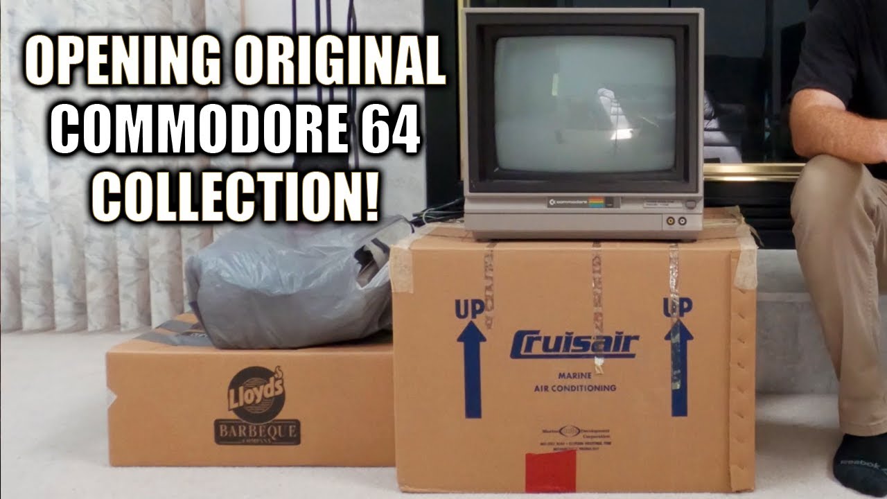 Opening Original Commodore 64 Collection - YouTube