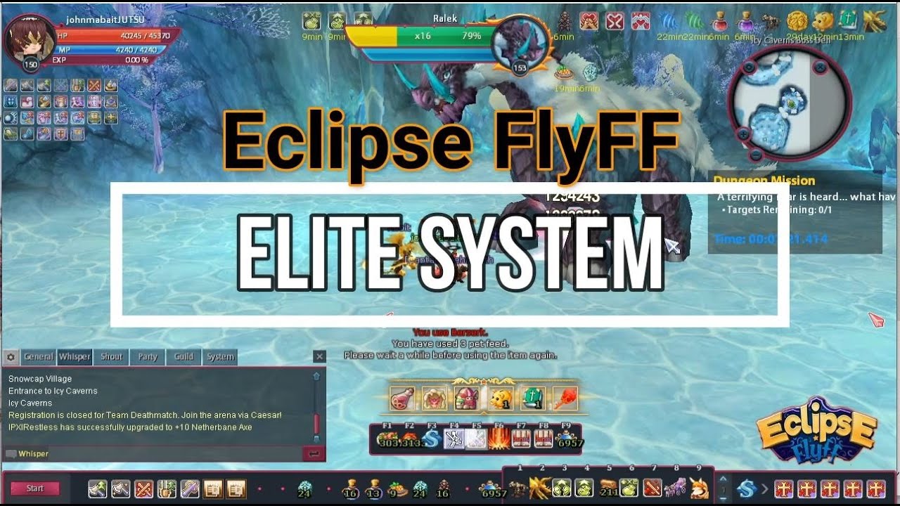 Eclipse FlyFF: The New Elite System Walk-through - YouTube