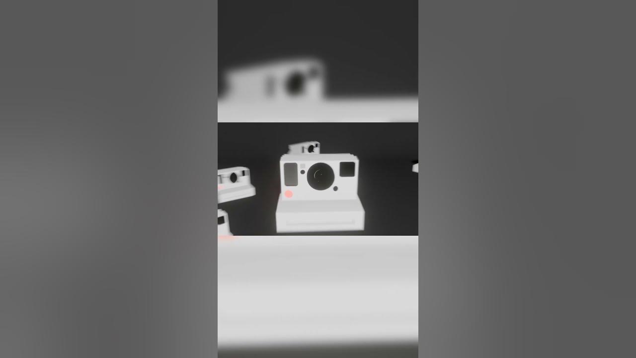 3D Polaroid Camera animation in Blender #blender #3danimation #cgi #vfx ...