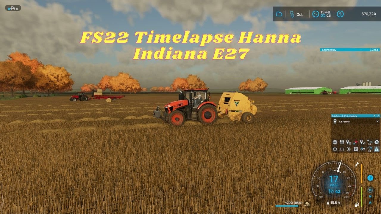 FS22 Timelapse Hanna Indiana E27 - YouTube