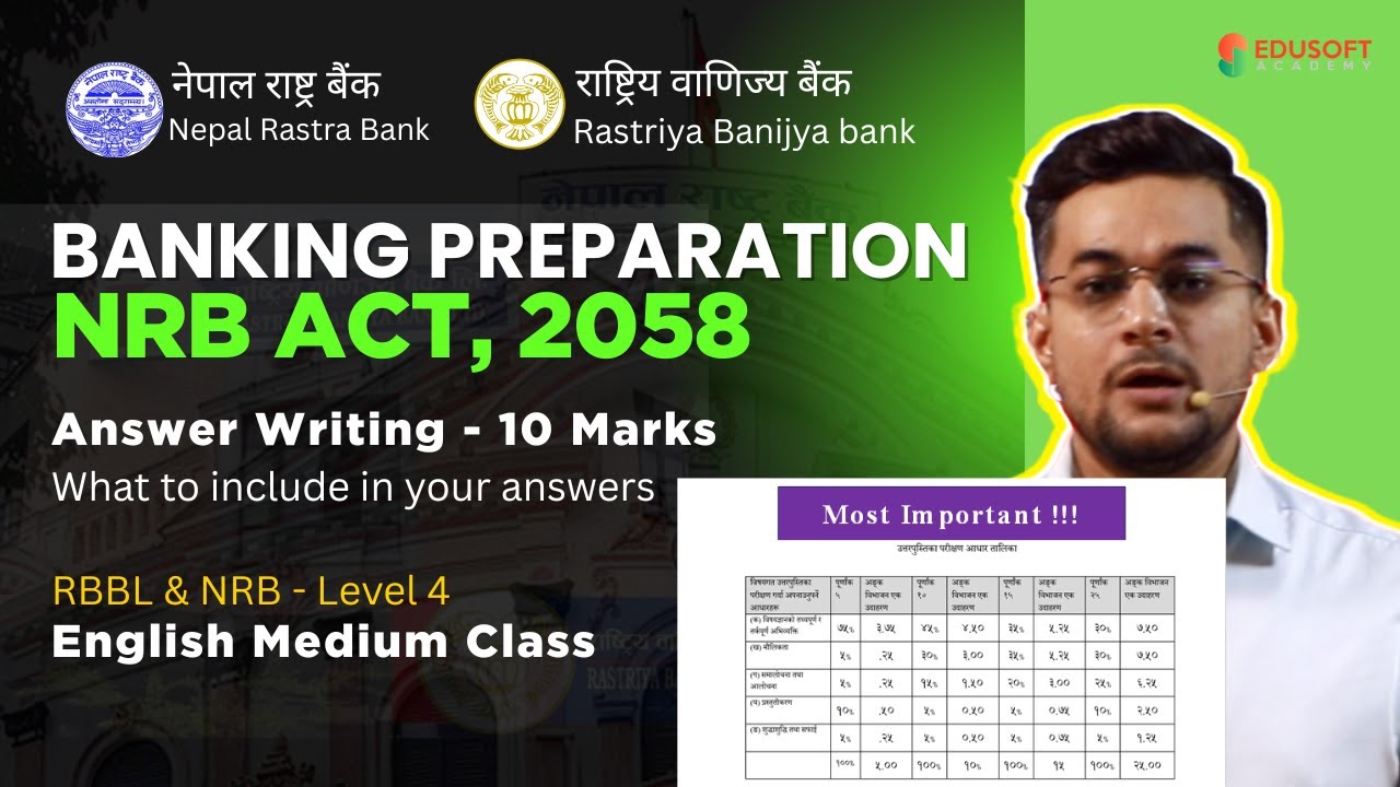 NRB ACT - Day 02 | How to write answer | Written paper |# ...