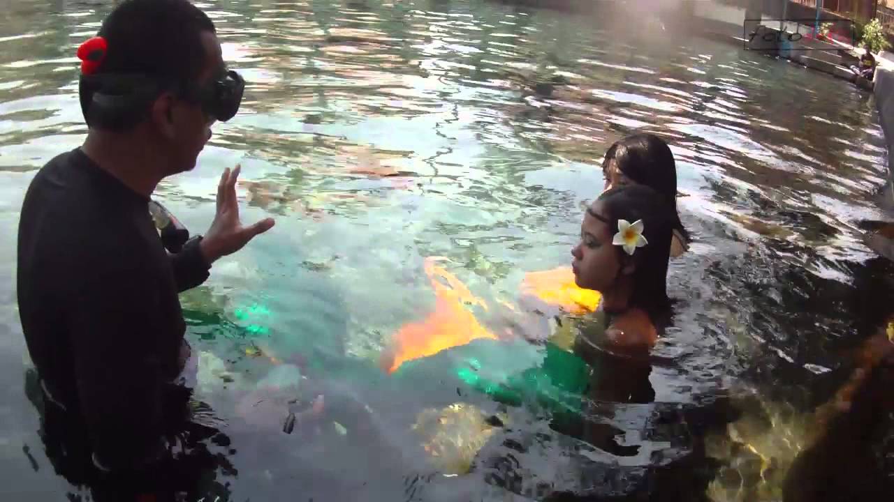 Behind The Scene - Indonesia Mermaid at Umbul Ponggok - YouTube