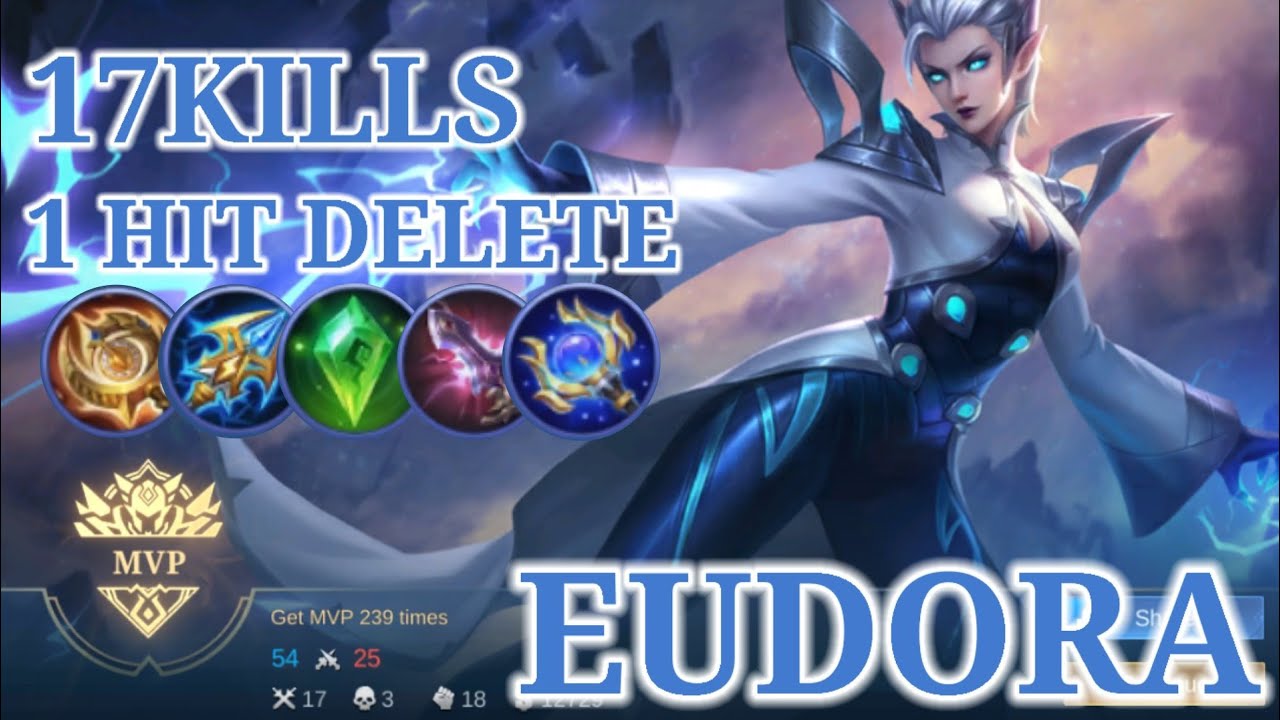 Eudora one shot build, Mobile legends, best build 2021 - YouTube