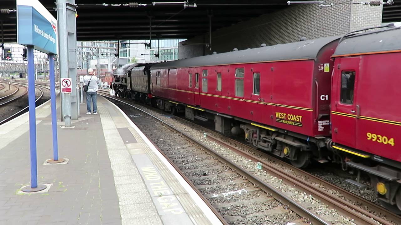 LMS Royal Scot Class 6115 Scots Guardsman at Paddington July 16 2016 ...